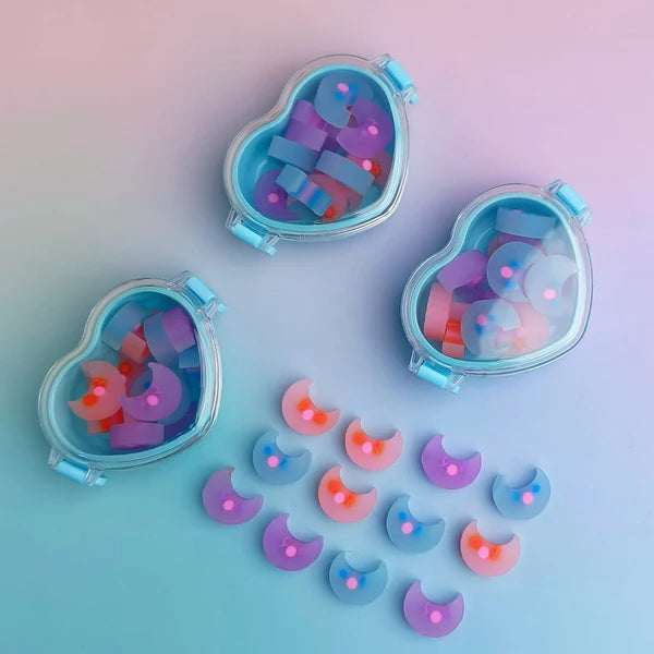 Heart Box Magical Moon - Eraser Set Of 12 – STATIONERYSTUDIO