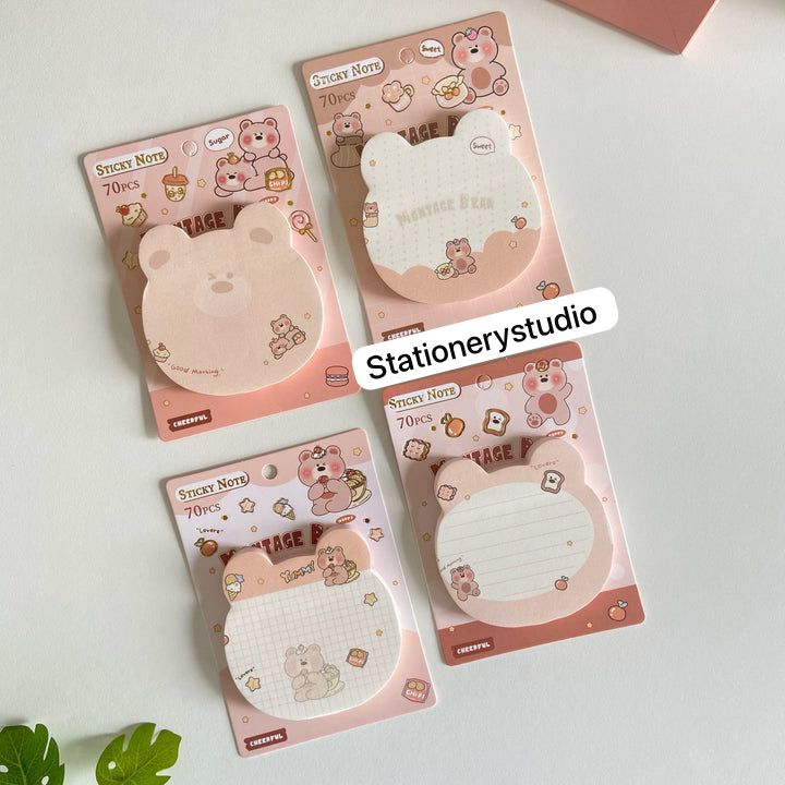 Bear - Sticky Notes - STATIONERYSTUDIO