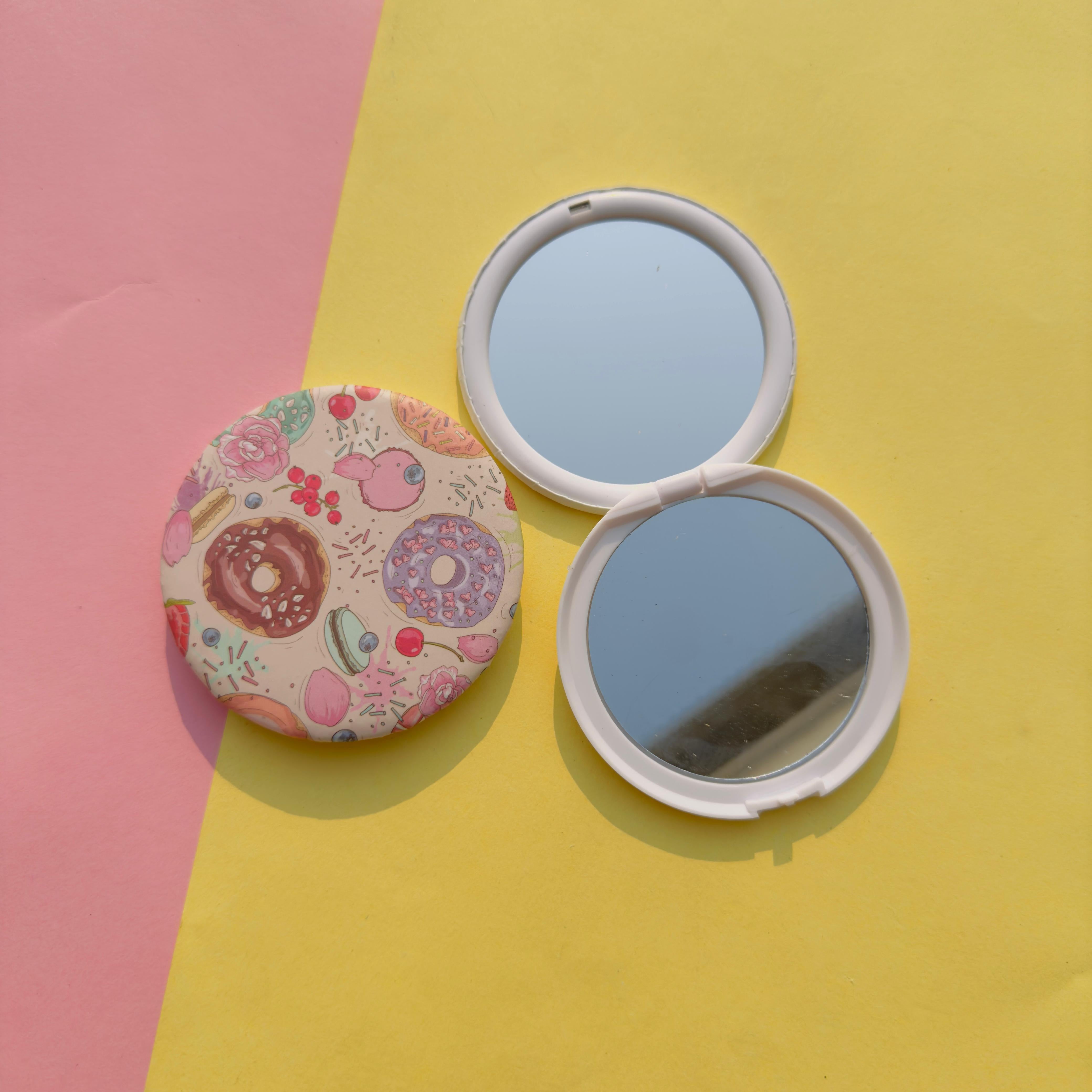 Donuts - Compact Mirror - STATIONERYSTUDIO