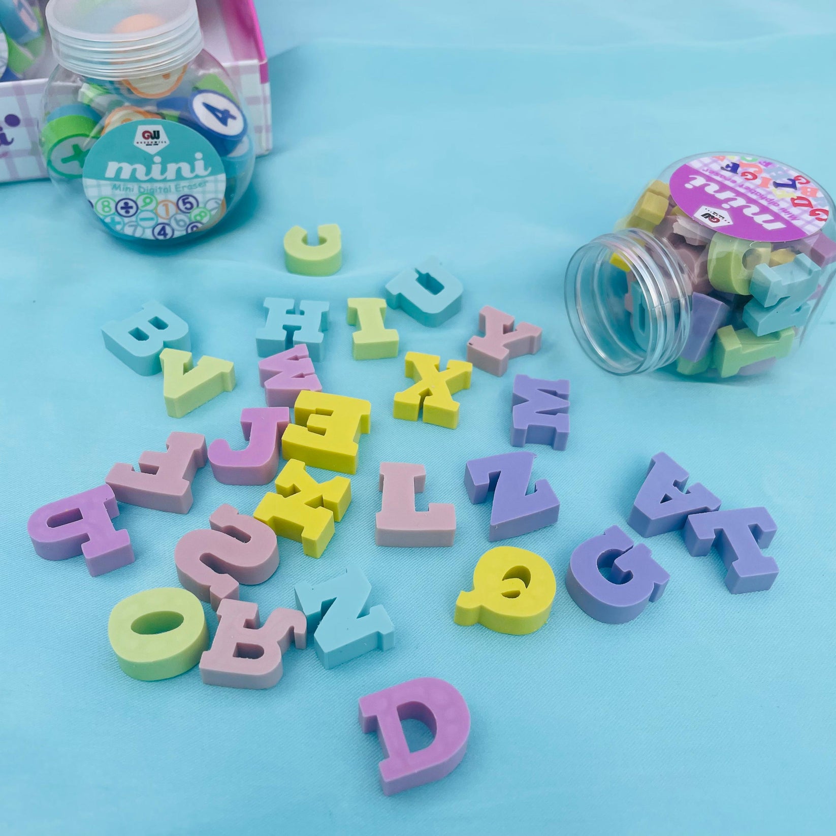 Mini Alphabets - Eraser Box - STATIONERYSTUDIO