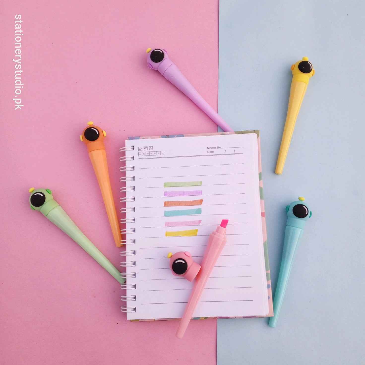 SPACE HIGHLIGHTER - SET OF 6 – STATIONERYSTUDIO